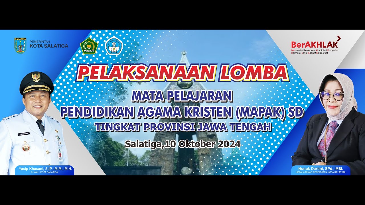 Lomba Mata Pelajaran Agama Kristen ( MAPAK ) SD Provinsi Jawa Tengah ...