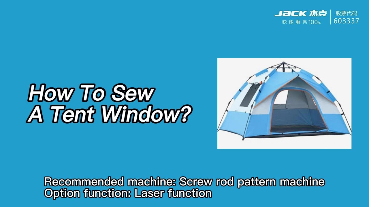 Pattern Sewing Machine (How to Sew A Tent Window) - YouTube