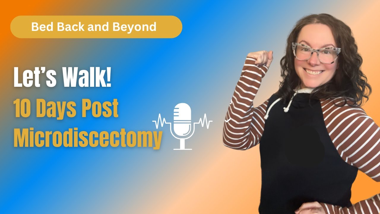 20 Minute Easy Walk At Home | 10 Days Post Microdiscectomy - YouTube