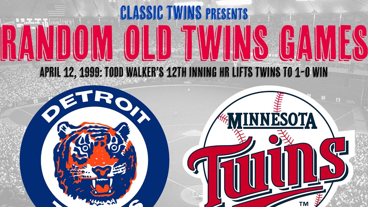 Random Games: Minnesota Twins at Detroit Tigers (04/12/1999) - YouTube