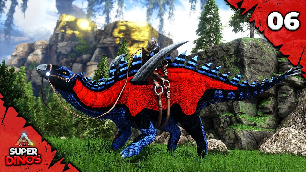 ARK Super DINOS - O Melhor FARMADOR de Fruta GigantSpinosaurus [EP06 ...