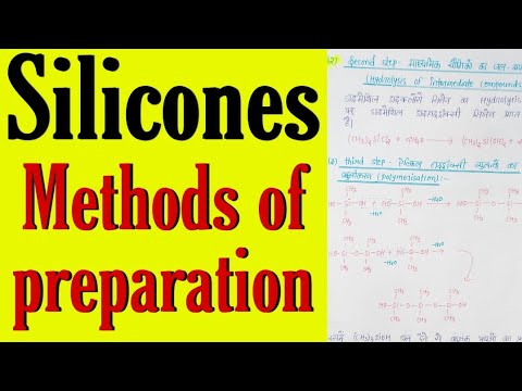 silicones structure, silicones methods of preparation, inorganic ...