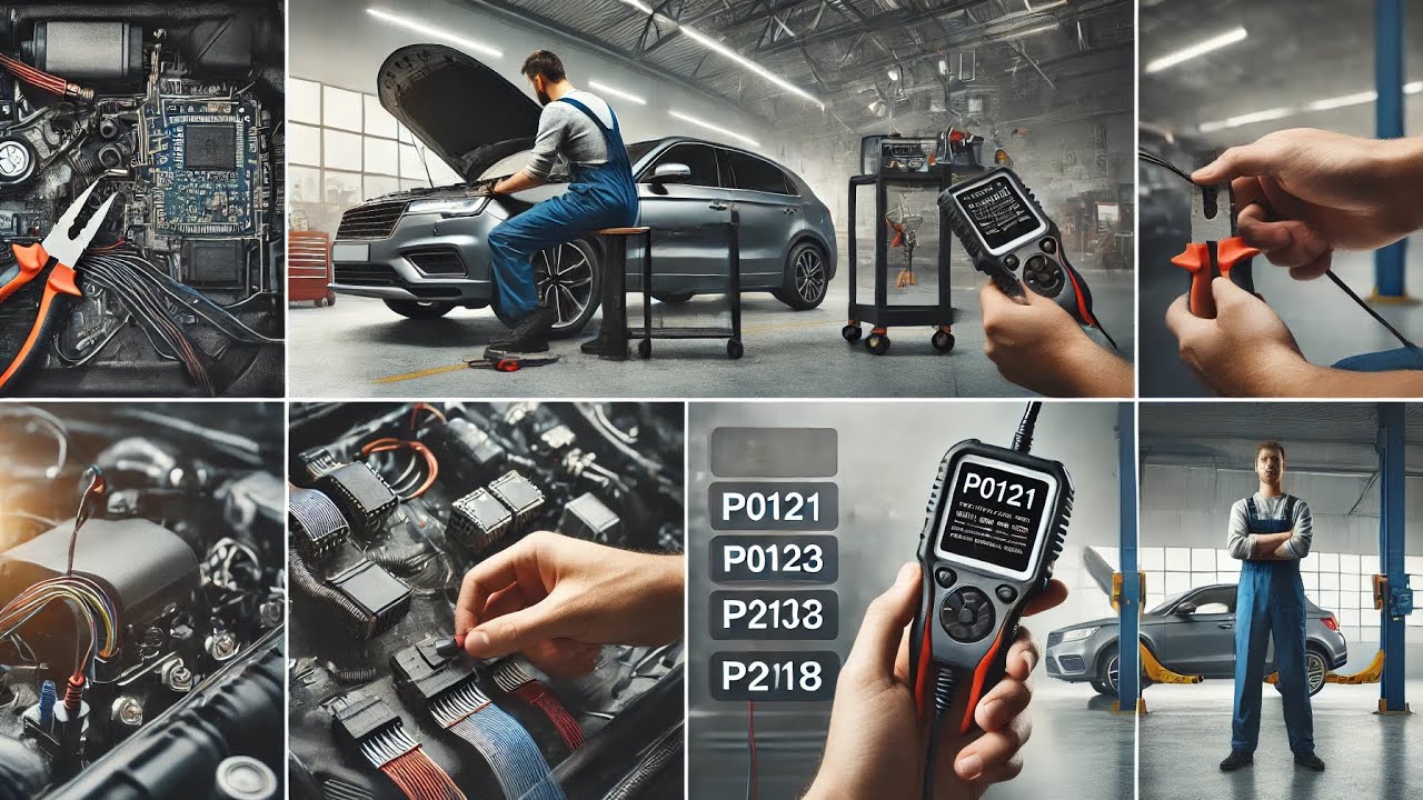 P0121, P0123, P2118 Hyundai Elantra 2011-2016 Throttle Position Sensor ...