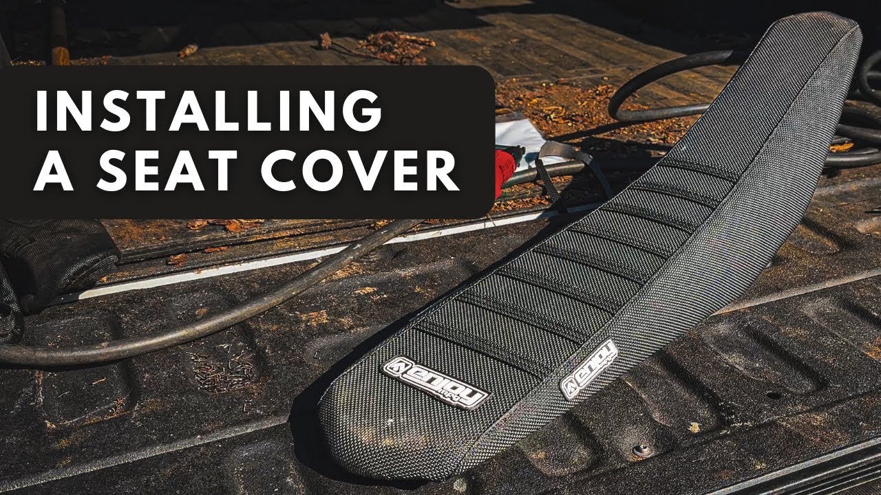 How to Install a Seat Cover - The Easy Way - YouTube