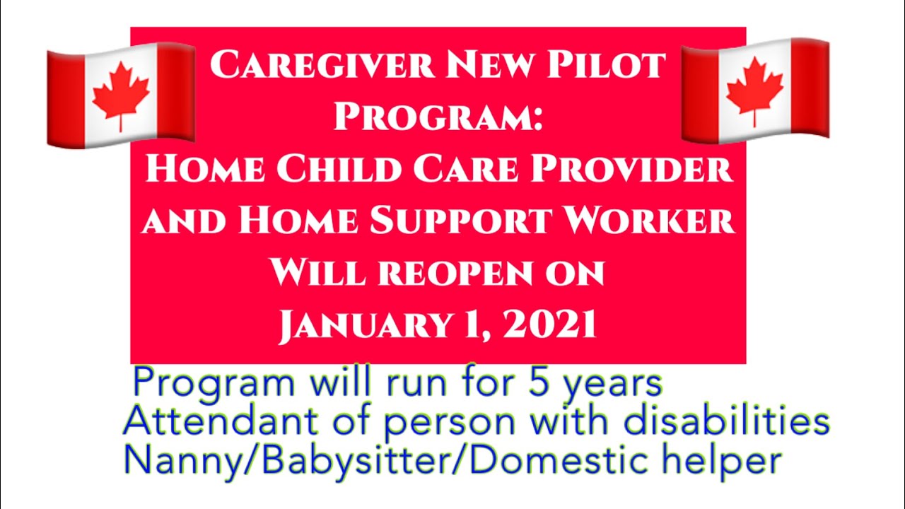 Caregiver New Pilot Program Year 2021 - YouTube