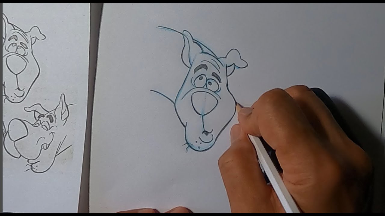 HOW TO CLEAN UP SCOOBY DOO WITH BLACKWING PENCIL FROM DARK BLUE PENCIL ...