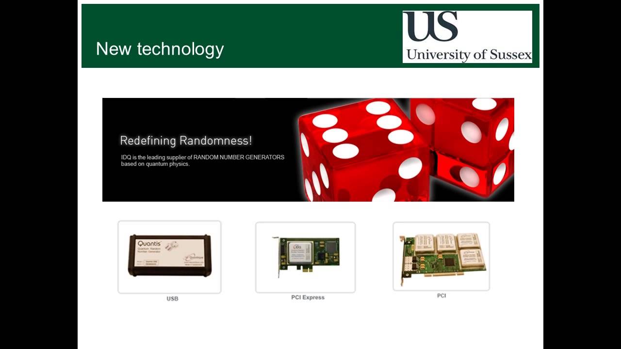 Quantum Physics to Quantum Technologies - Dr Jacob Dunningham - Sussex ...