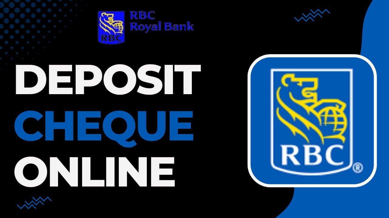 How to Deposit Cheque Online on RBC From Canada ! - YouTube