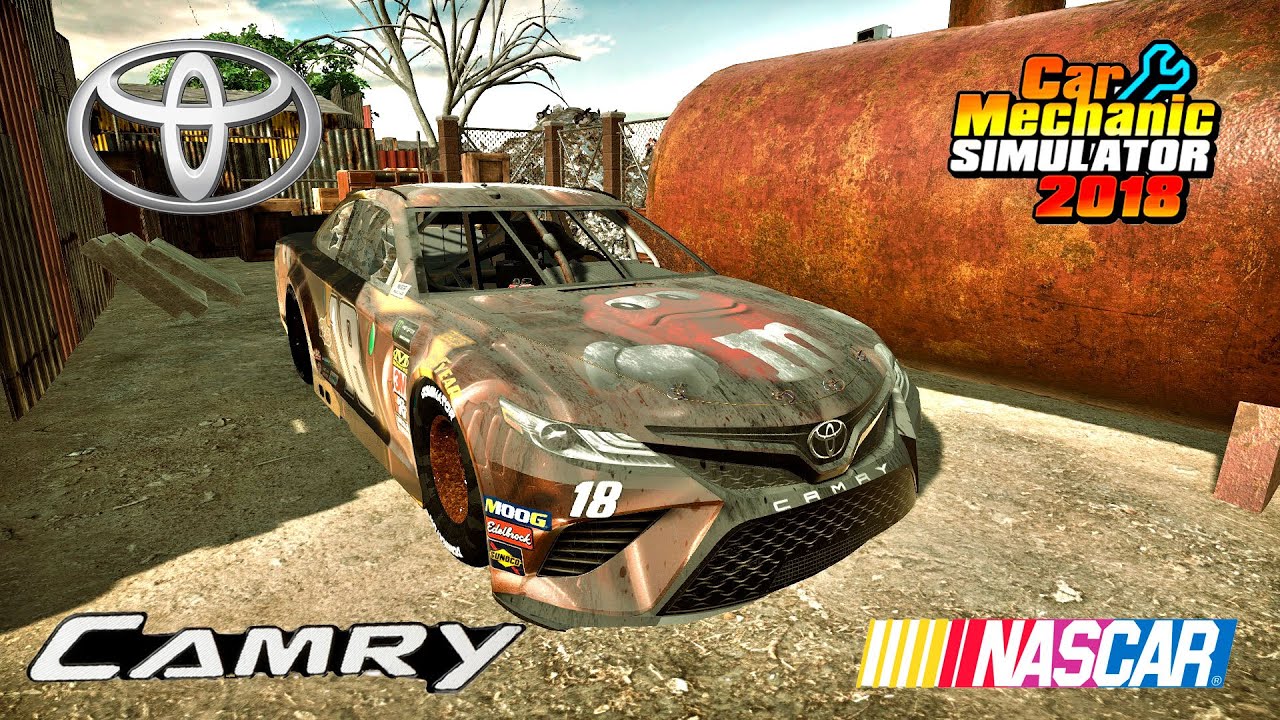 Toyota Camry NASCAR restoration - Car Mechanic Simulator 2018 - YouTube