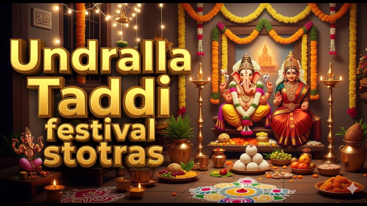 🌸 Undralla Taddi Festival mantras | Telugu Traditional Festival Songs ...