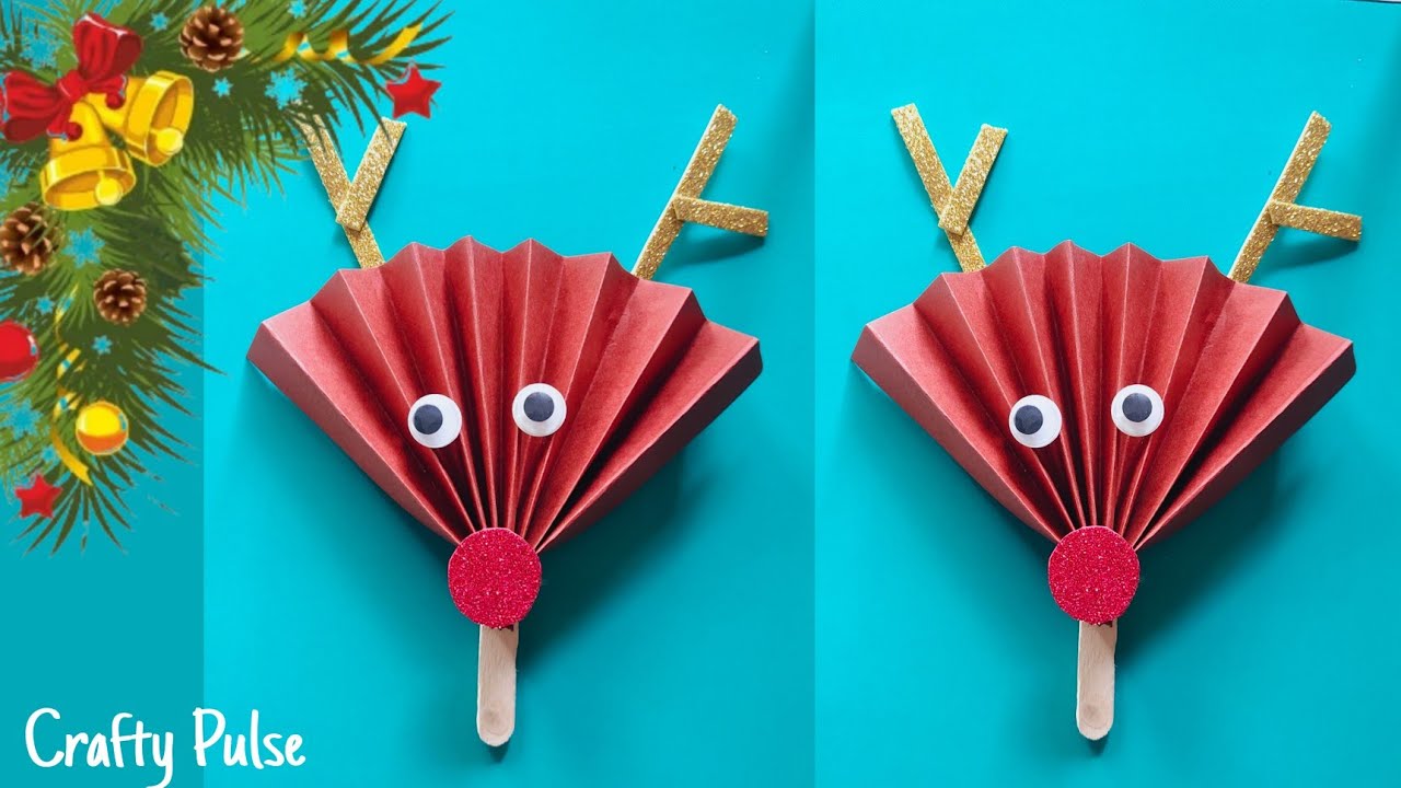 Reindeer paper craft for Christmas activity/DIYchristmas craft school ...