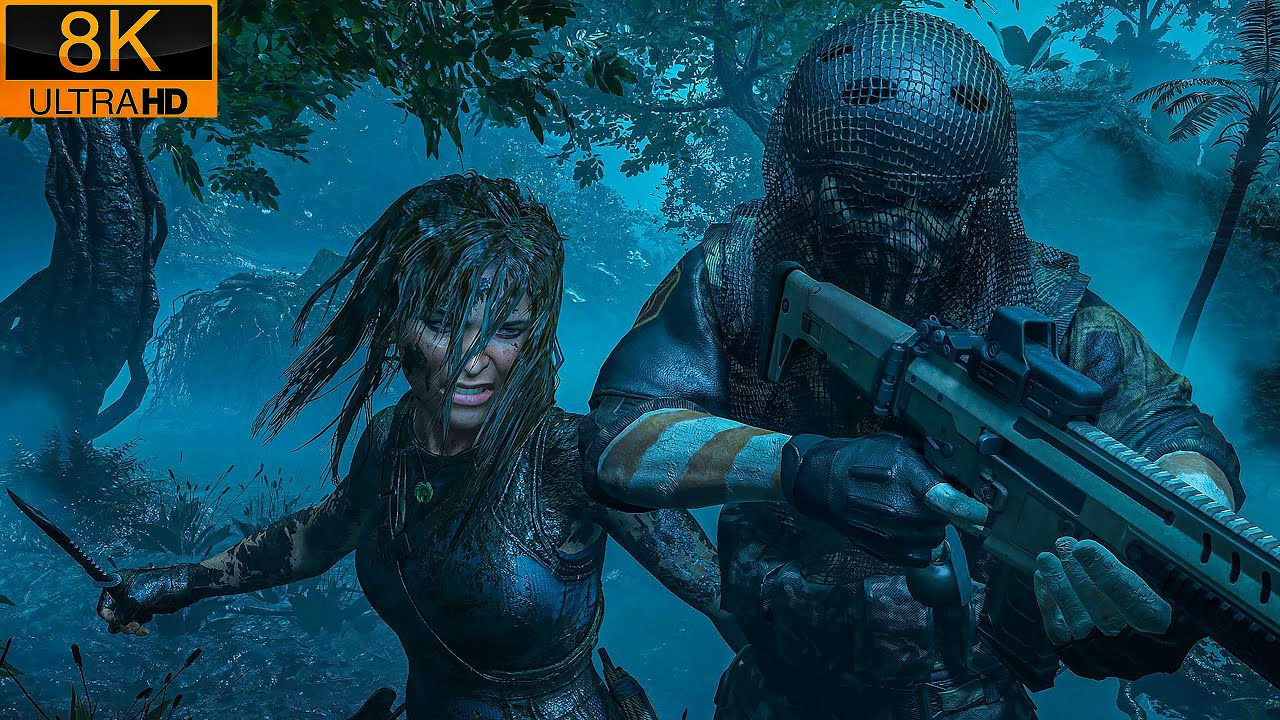 Lara Croft Goes Full Rambo｜Shadow of the Tomb Raider｜8K RTX - YouTube