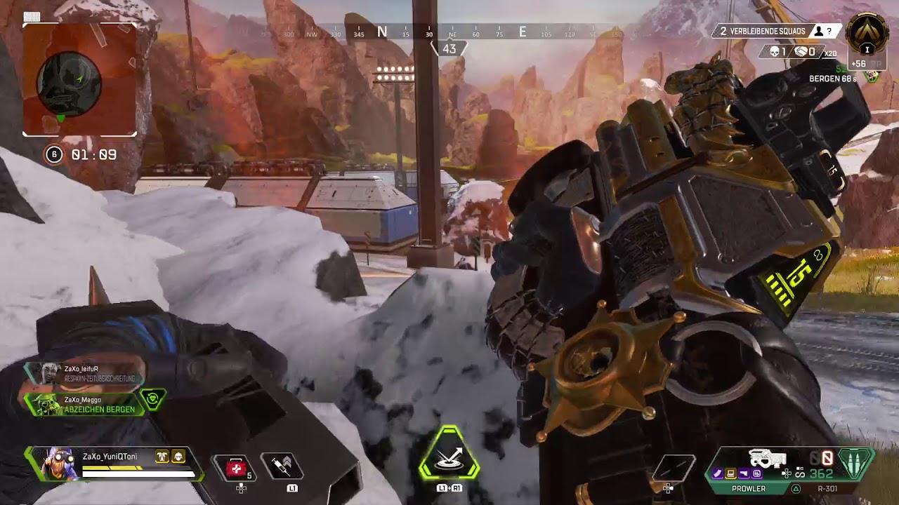 Apex Legends Team ZaXo YuniQToni 3vs1 SEASON 4 CRAZY END FIGHT ...