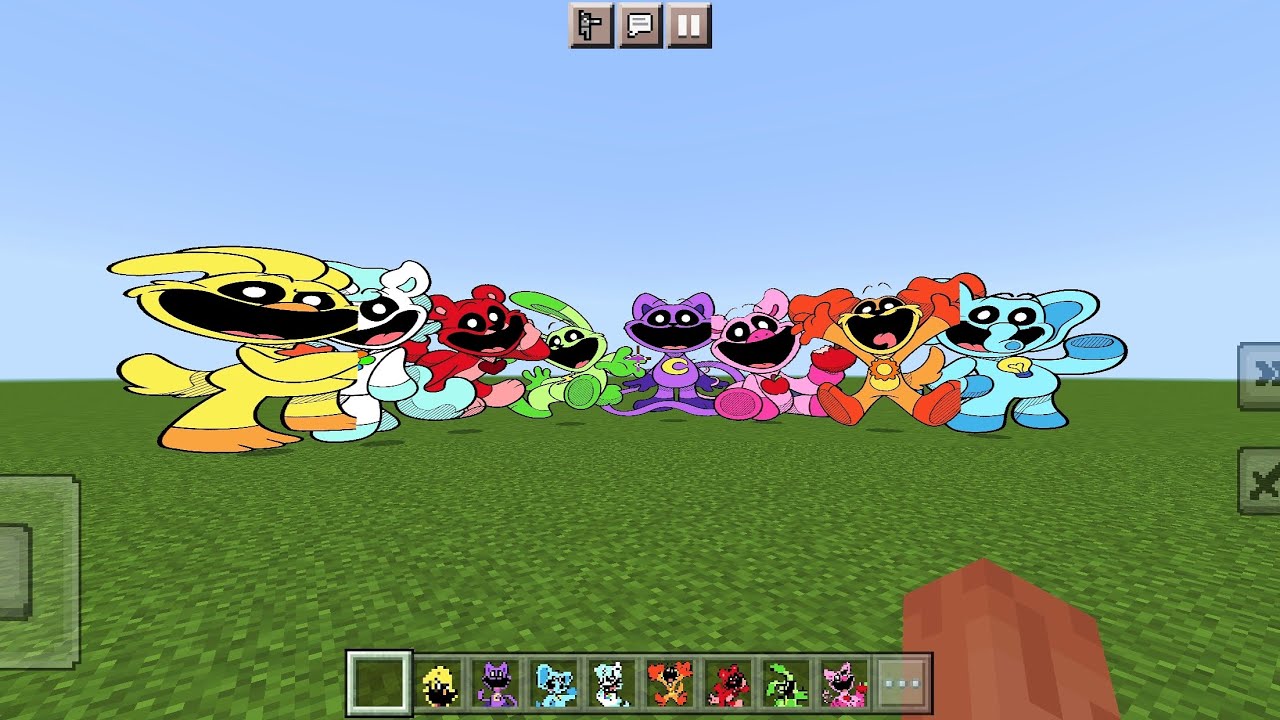 Smiling Critters Nextbots MOD in Minecraft PE - YouTube