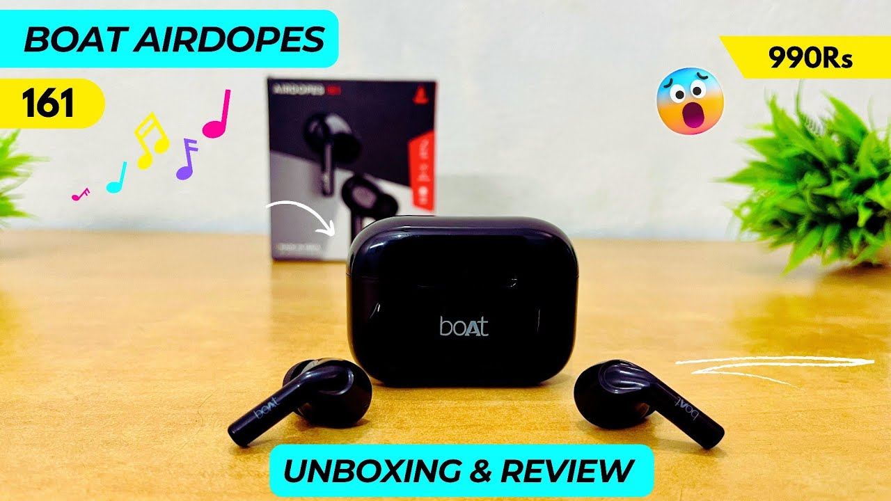Boat Airdopes 161 : Unboxing & Review | Best Earbuds under 1000 | Boat ...