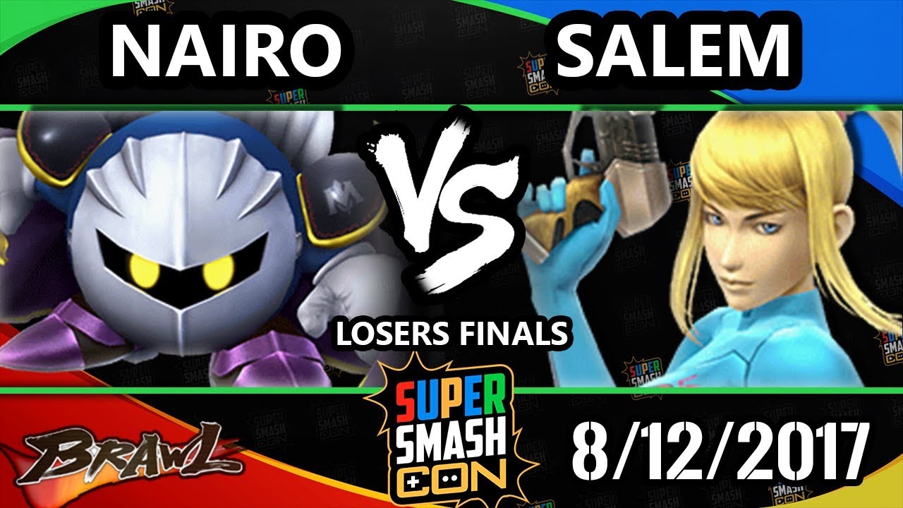 Smash Con 2017 Brawl - MVG | Salem (ZSS) Vs. NRG | Nairo (Metaknight) SSBB LF - YouTube
