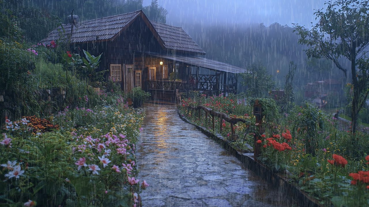 Perfect Rain Sounds For Easy Sleep - Well Sleep - Stress Reduce - YouTube