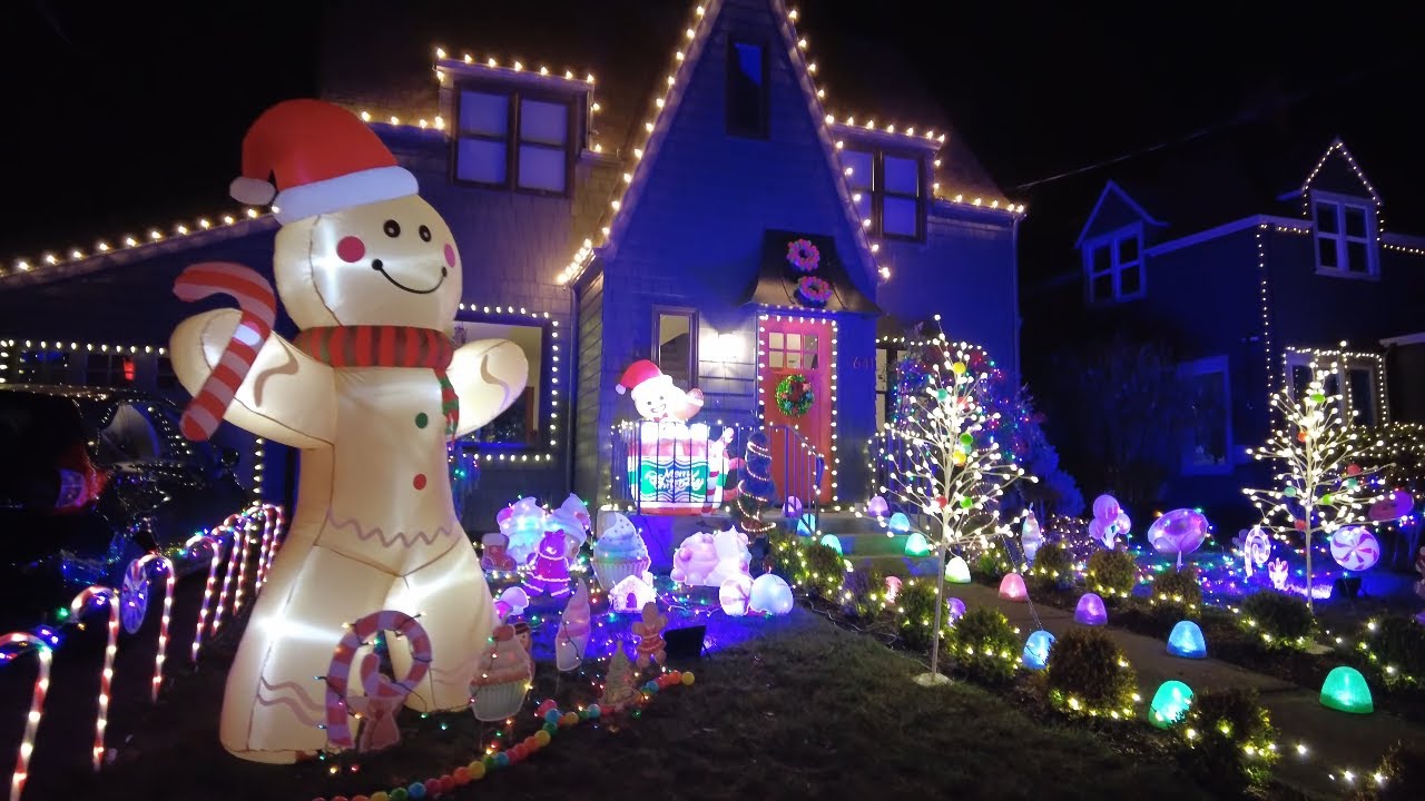 Portland's Peacock Lane, Street of Christmas Lights 2022 - YouTube