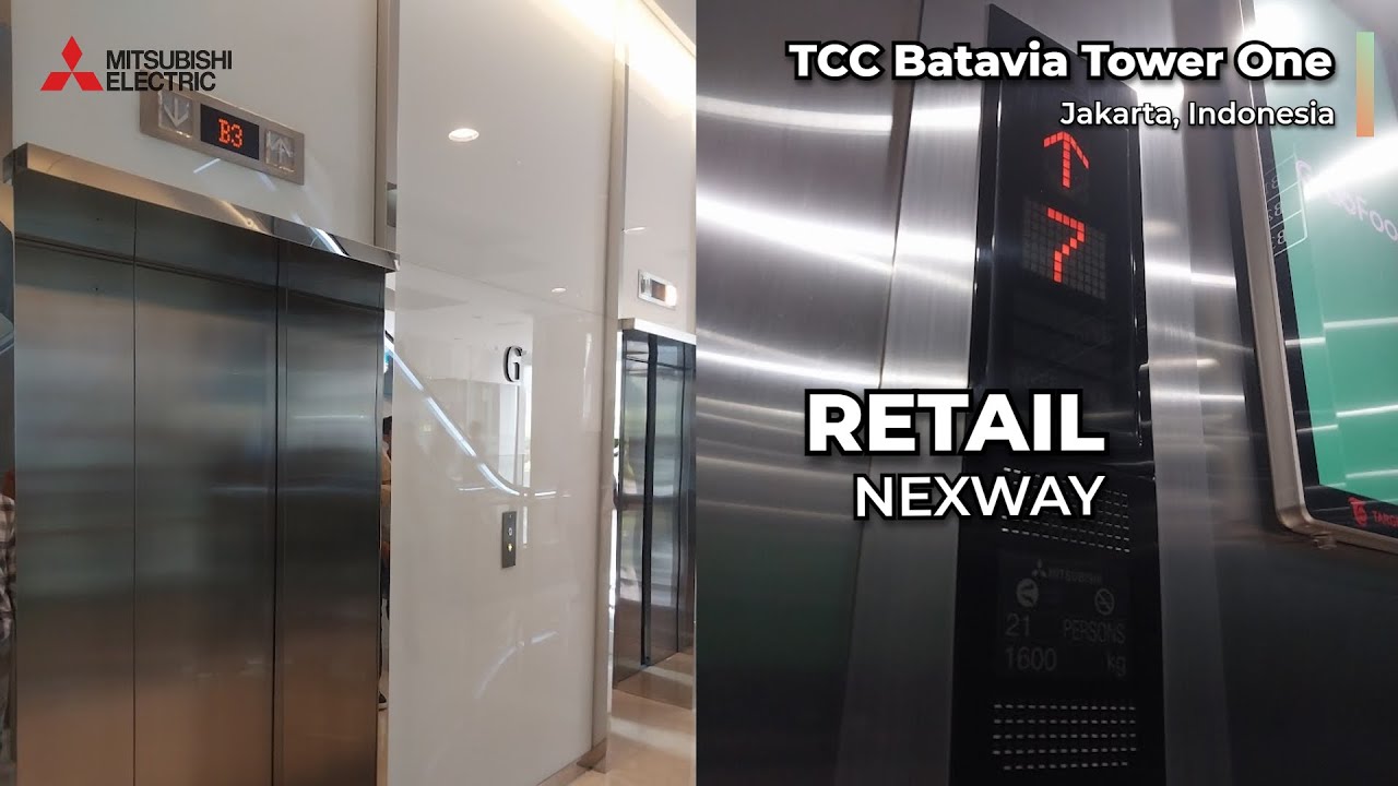 Mitsubishi Traction Elevators - TCC Batavia Tower One (Retail), Jakarta ...