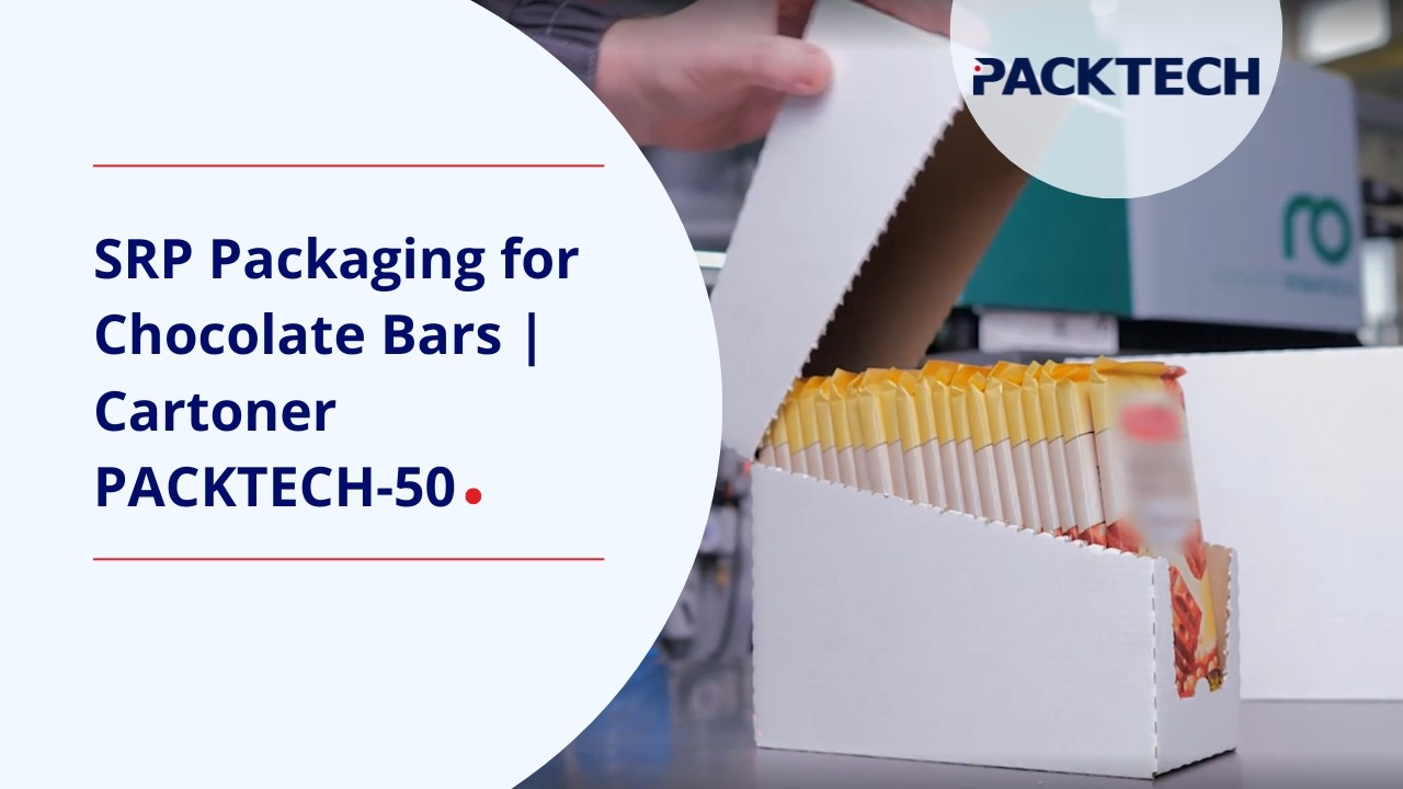 SRP Wrap-Around Packaging for Chocolate Bars | PACKTECH-25 - YouTube