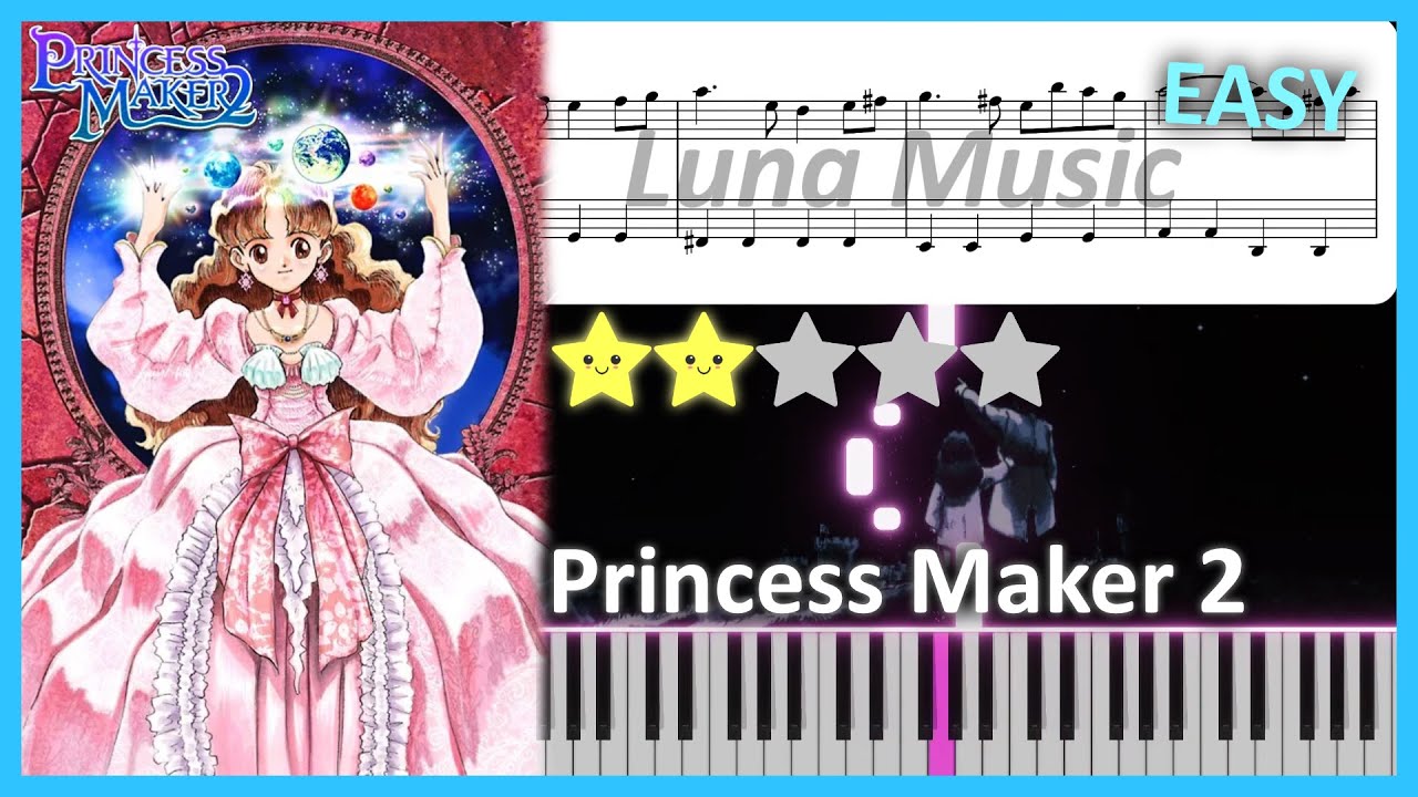 Princess Maker 2 Sound Track (23 Songs) │ Easy Piano Tutorial ⭐⭐ ...