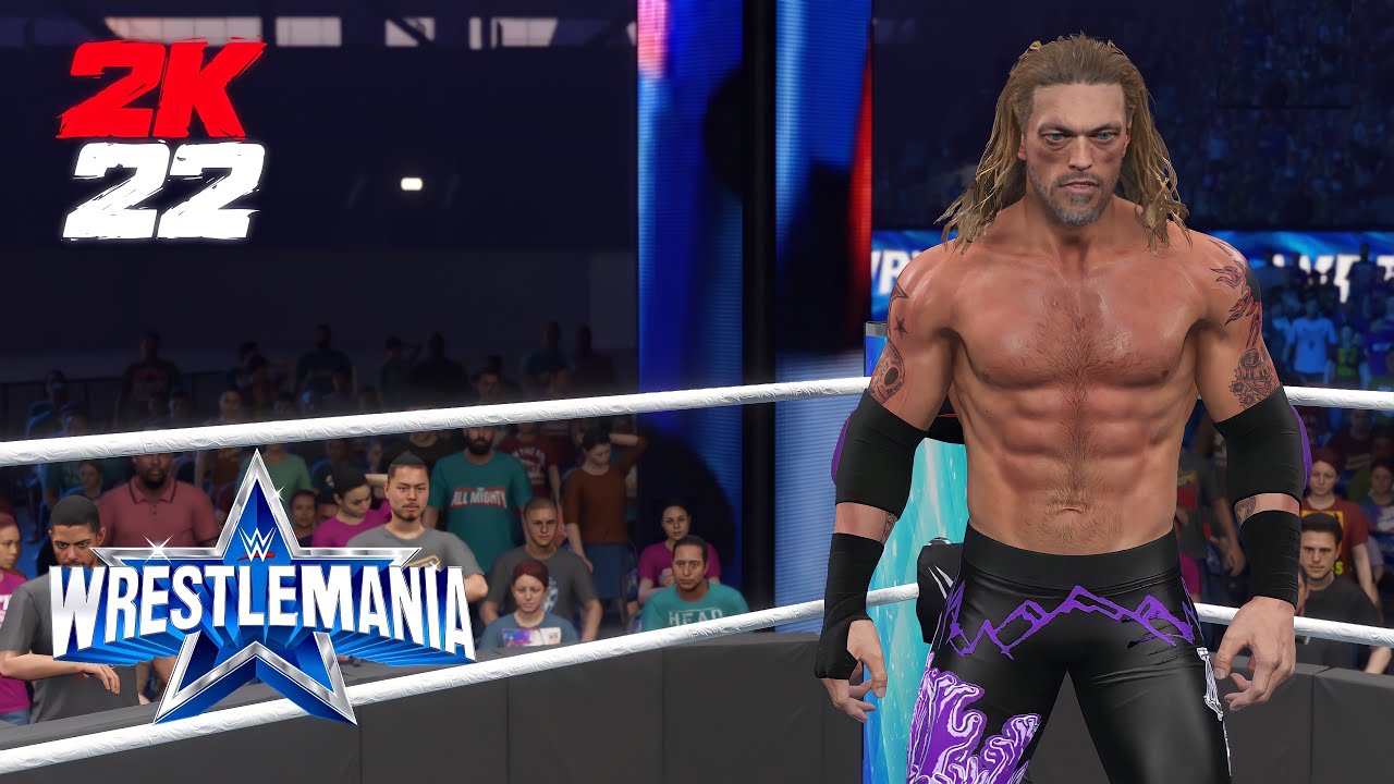 WWE 2K22 - Edge WrestleMania 38 Attire , New Entrance & New Theme Song ...