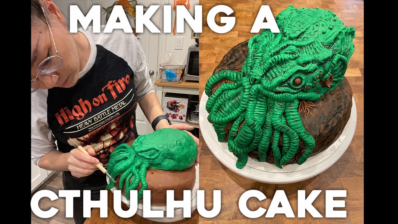 Making a Cthulhu Out of Cake! - YouTube