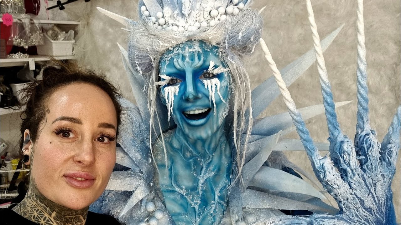 the process.silicone prosthetics, face and body paint application by ...