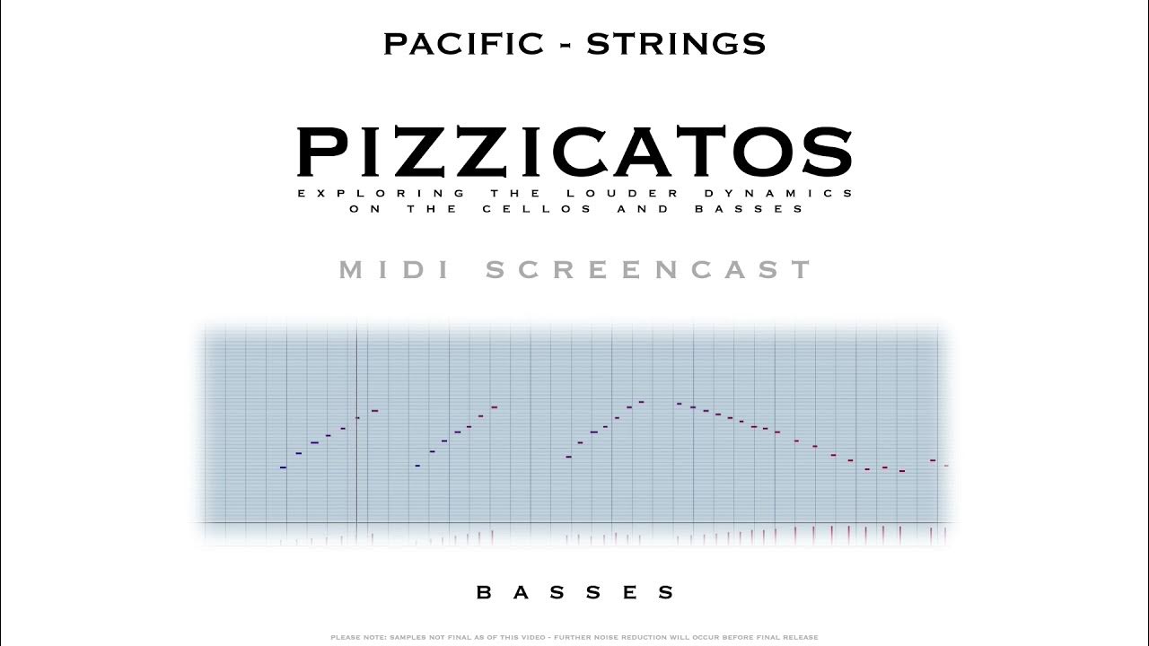 Pacific - Strings - Pizzicatos - MIDI Screencast 2 - YouTube