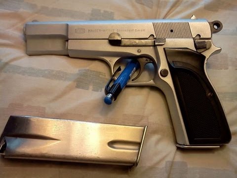 Mauser Model 80 SA doing head shots with Tul Ammo 9mm. Mauser version ...