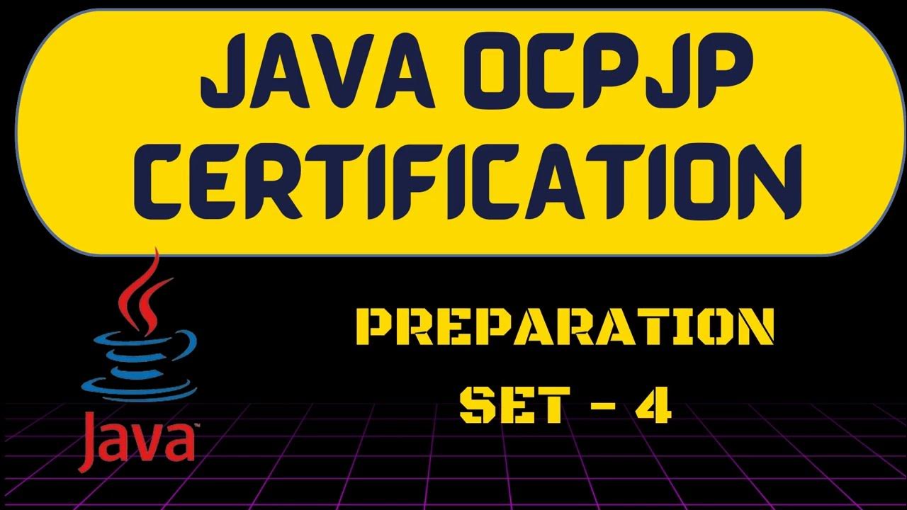 Java MCQs for OCPJP SCJP Certification Exam Practice Set 4 - YouTube