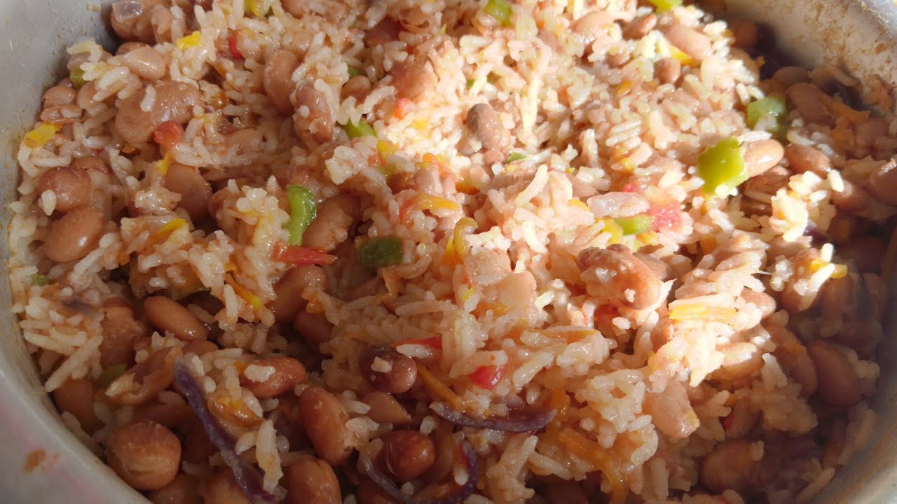 Onepot Rice and Beans / /The Simplest Rice and Beans recipe (slaps like ...