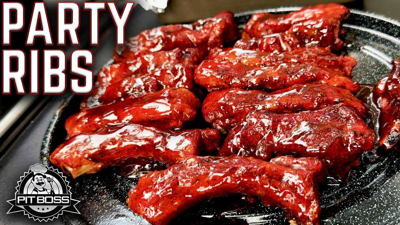 🔥PARTY RIBS, LET'S GOOOO!🔥 HOW TO MAKE THE BEST PARTY RIBS ON PIT BOSS ...