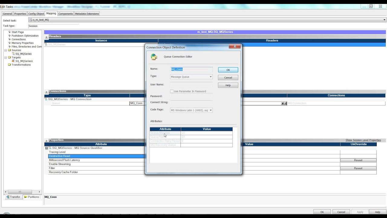 Enable PowerCenter Session for Real-Time using PowerExchange for Websphere MQ - YouTube