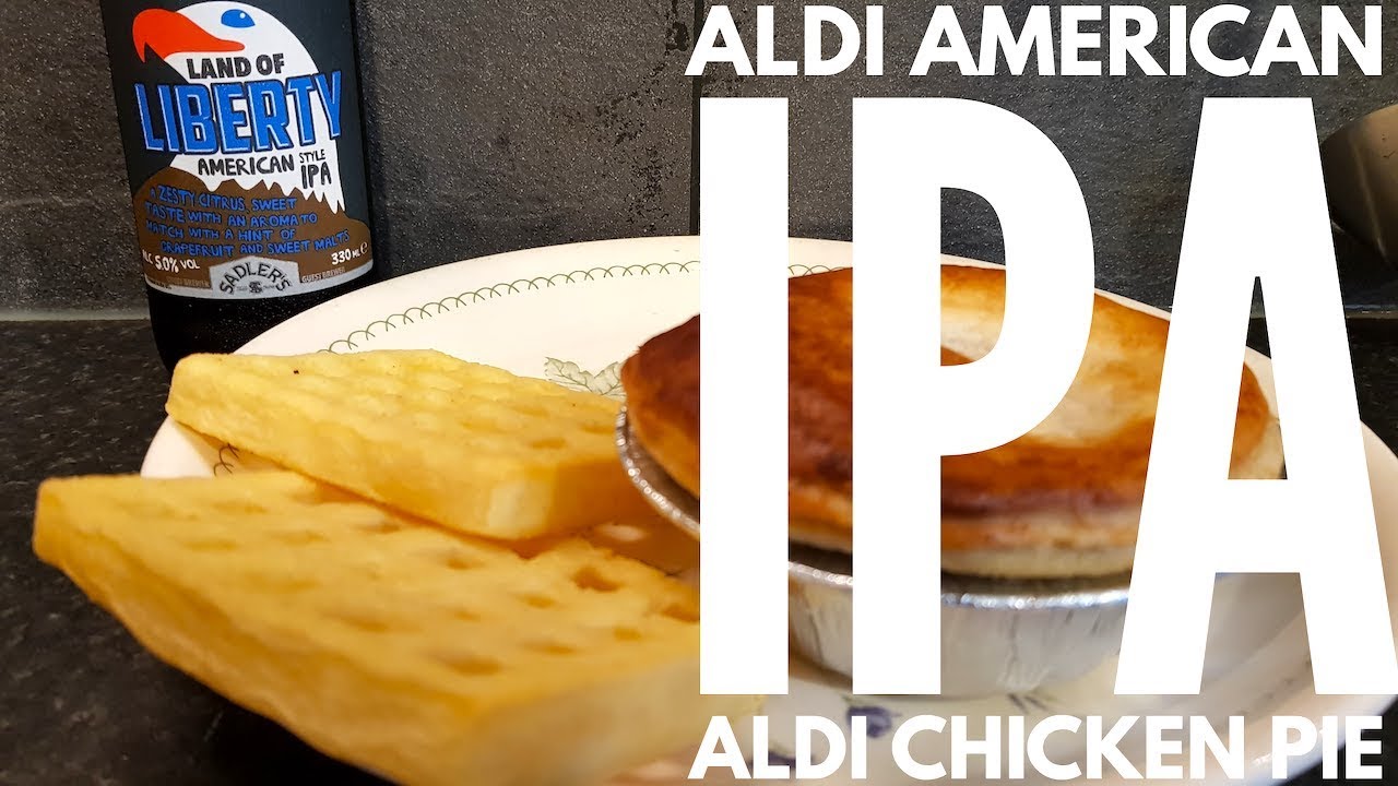 Aldi Land Of Liberty American IPA With Aldi Chicken White Wine ...