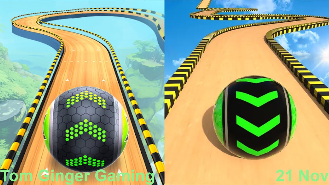 Going Balls, Rolling Ball Sky Escape, Race Master All Levels Gameplay ...