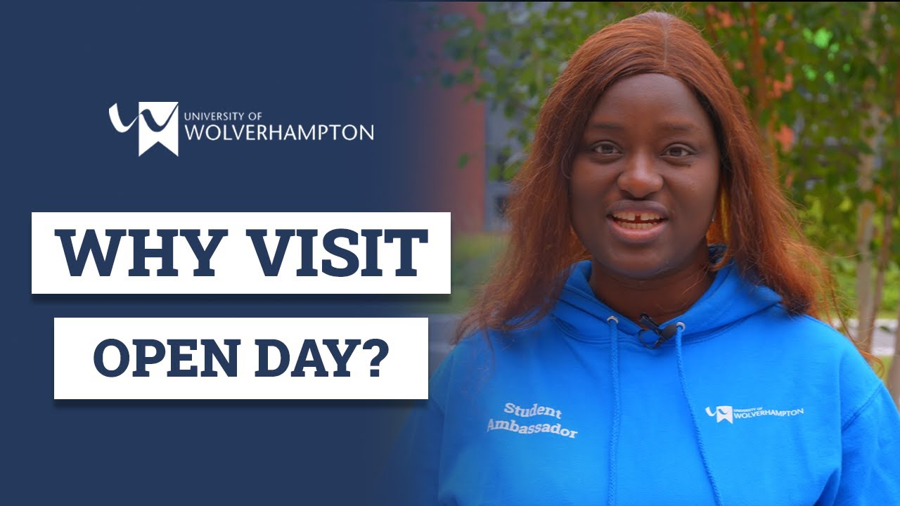 Meet Sarah at The University Of Wolverhampton Open Day - YouTube