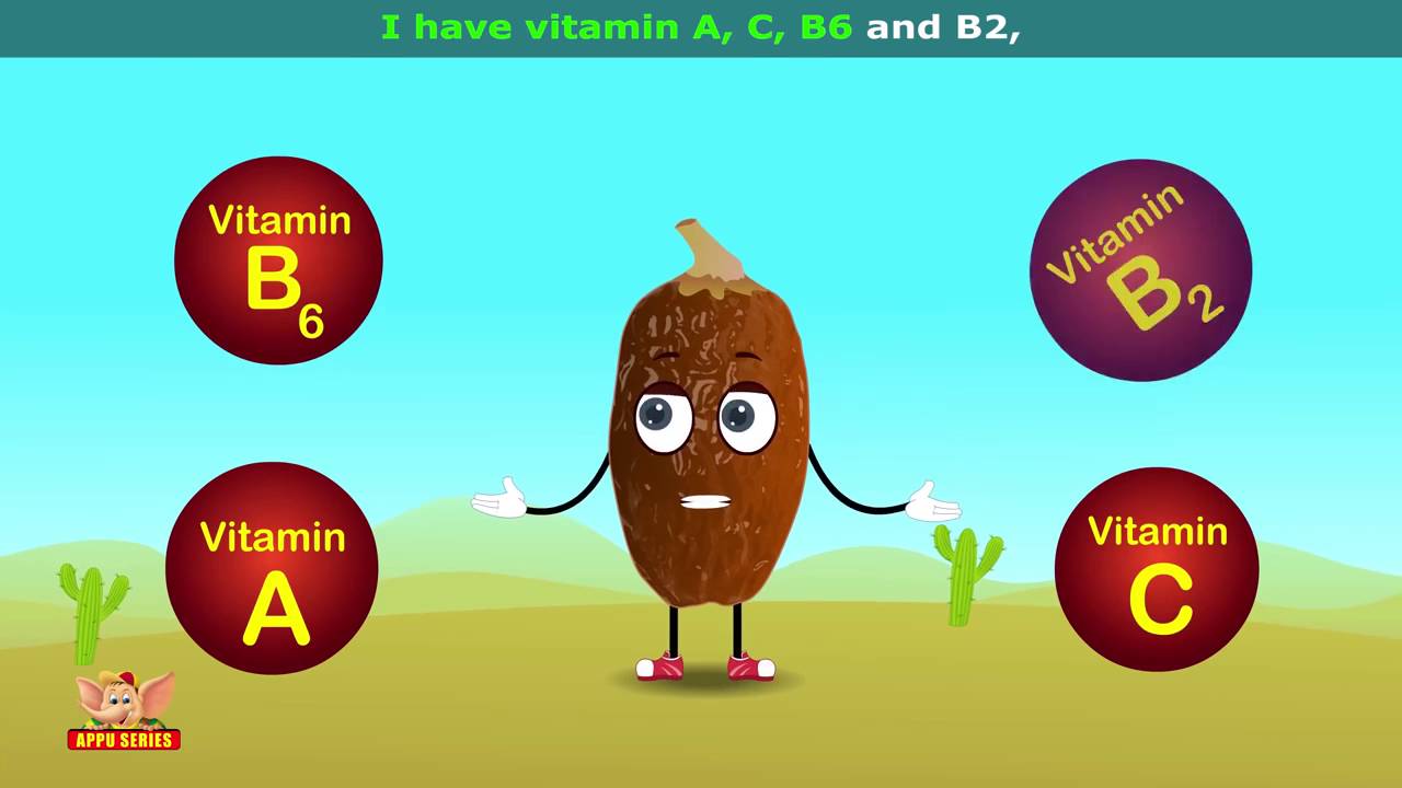 Date Fruit Fruit Rhyme in Ultra HD (4K) - YouTube