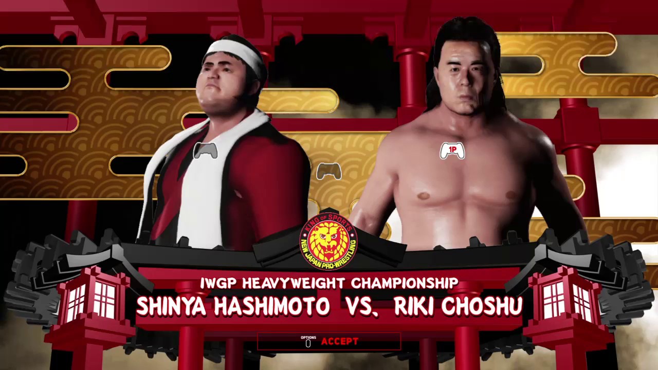 WWE 2K18 Shinya Hashimoto vs Riki Choshu - YouTube
