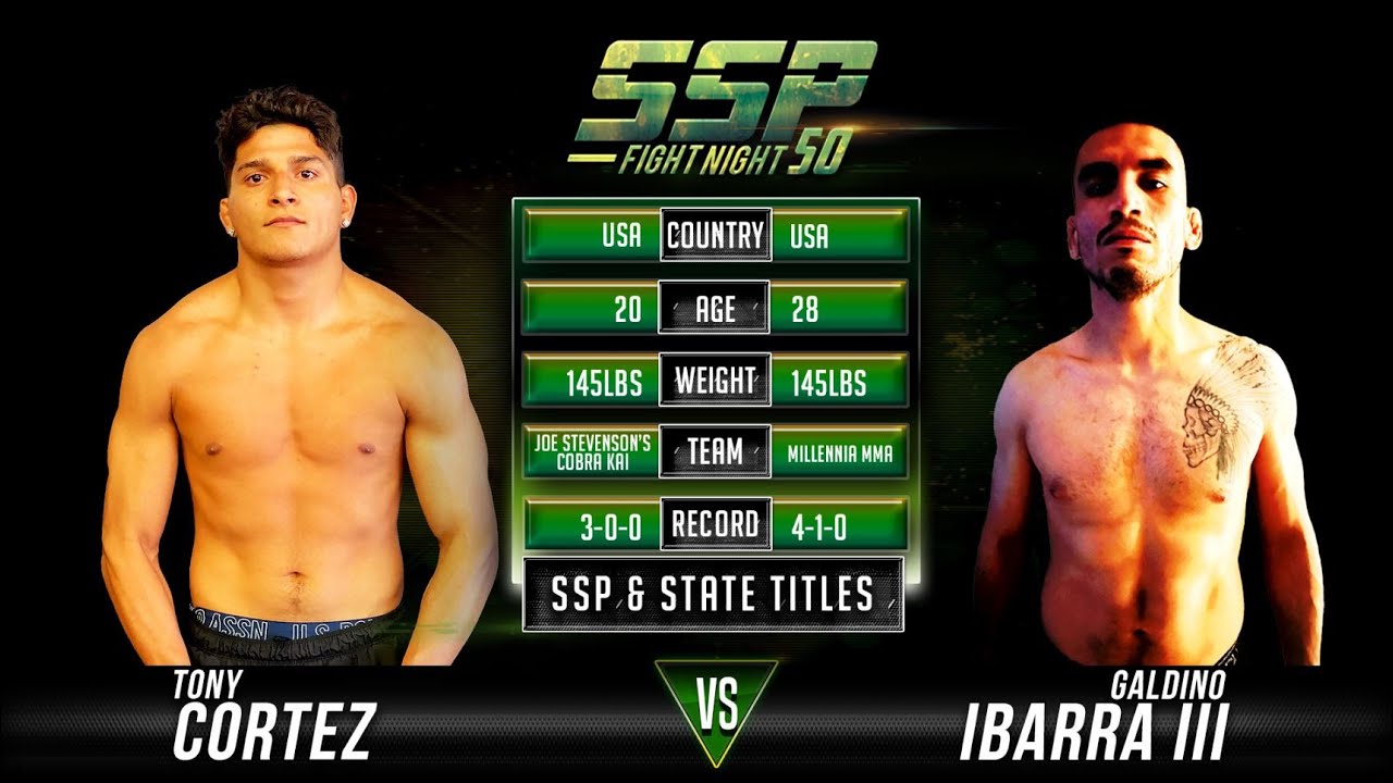 Tony Cortez vs Galdino Ibarra - SSP 50 - YouTube