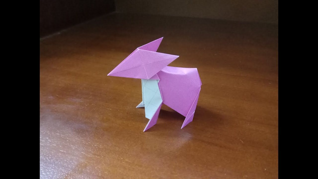 How To Make Origami Corgi - Origami Dog - YouTube