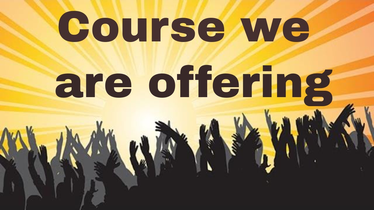 Courses We Are Offering @ JT Devs - YouTube