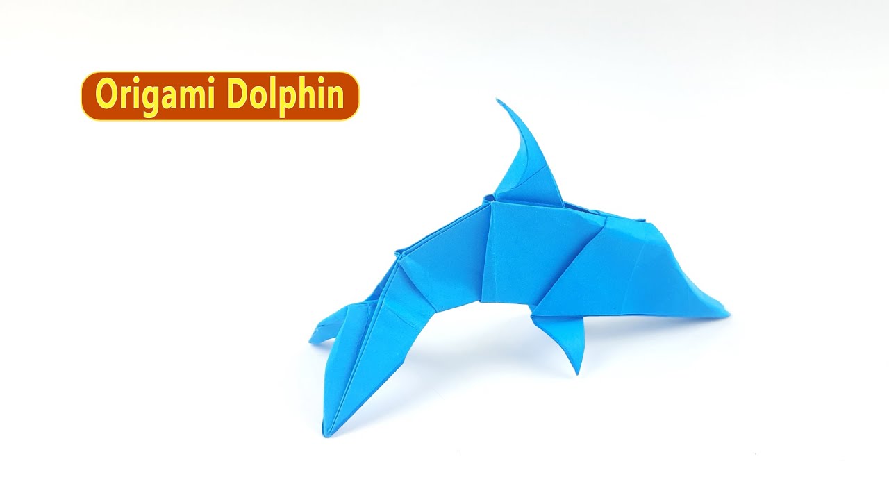 Origami Dolphin - DIY Easy Paper Crafts - YouTube