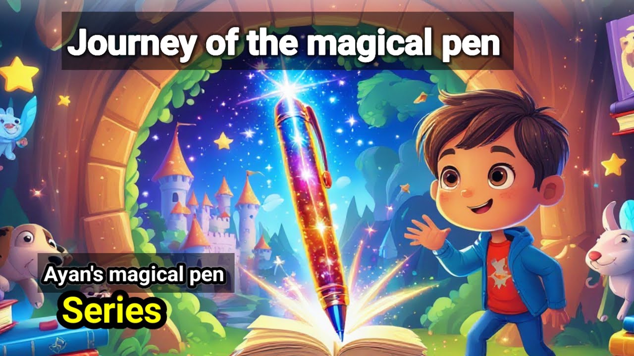 Journey of the Magical Pen | Ayan's magical Pen series |Cartoon Story ...
