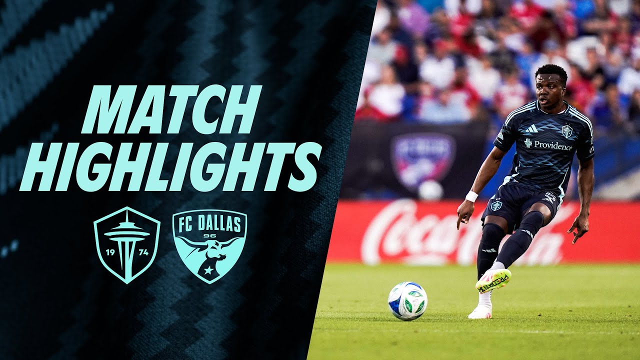HIGHLIGHTS: Seattle Sounders FC at FC Dallas | April 12, 2025 - YouTube