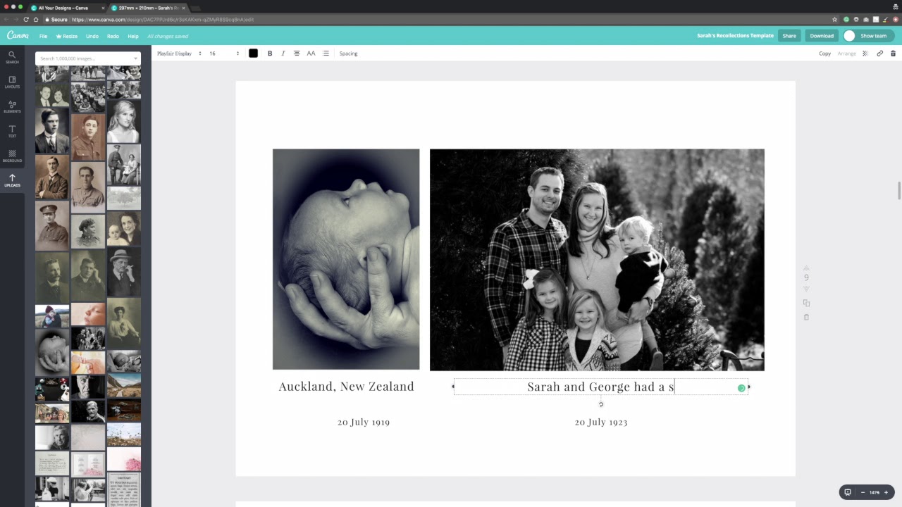 Recollections Template Full Demo - YouTube