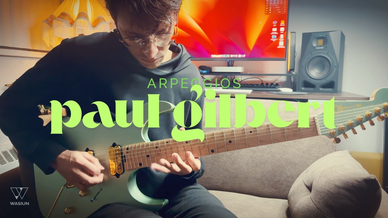 Paul Gilbert-style string SKIPPING ARPEGGIOS EP-6 - YouTube