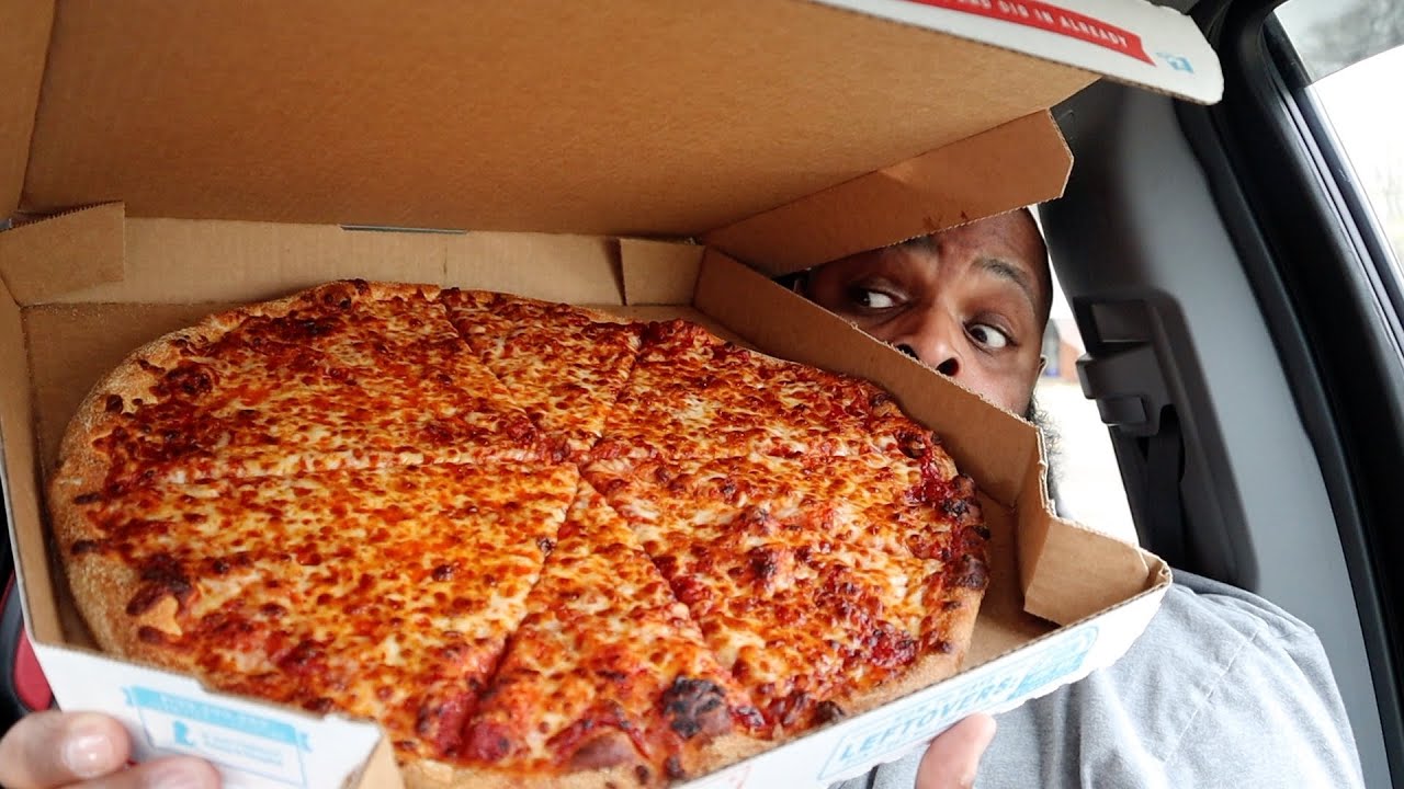 Domino’s New York Style Disaster Pizza! - YouTube