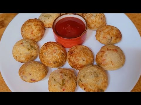 कम तॆल में Instant Vegetable Rava Appe | Easy Instant Rava Appe Recipe ...