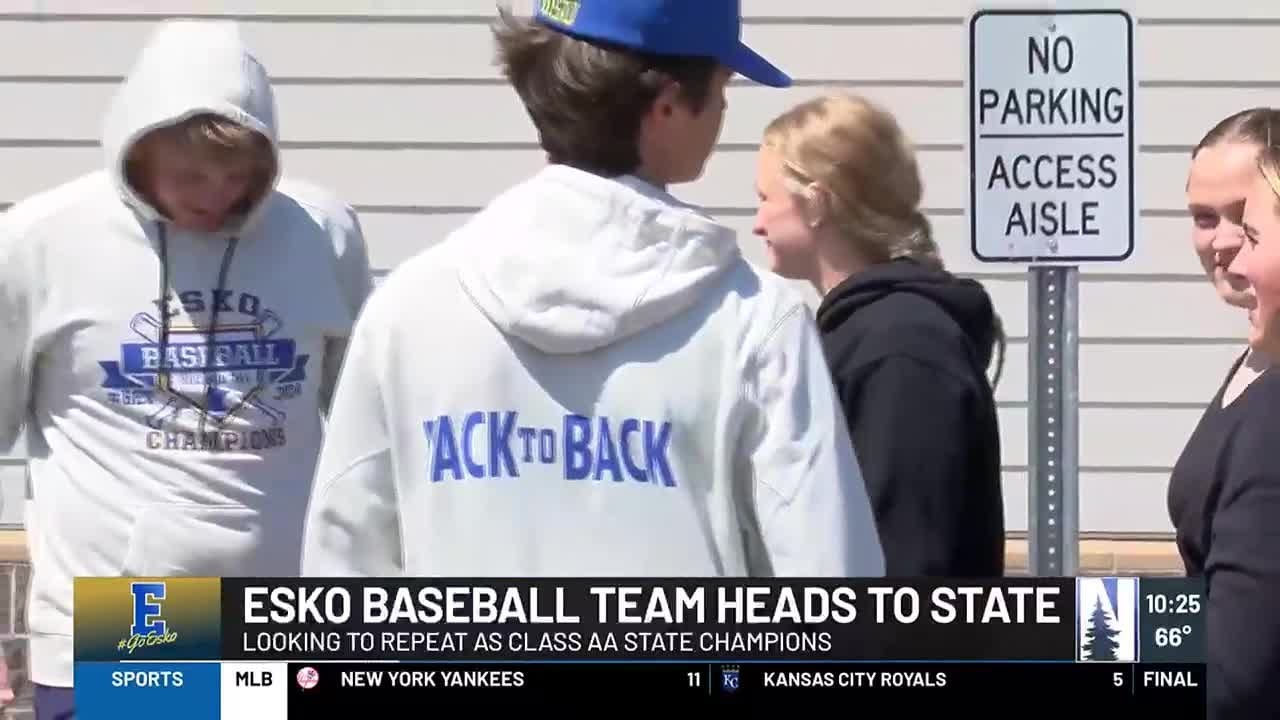 Prep Baseball: Esko high school team heads to state - YouTube